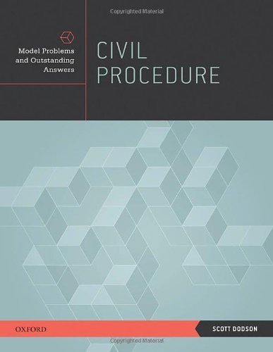 Civil Procedure: Model Problems and Outstanding Answers 1st edition by ...