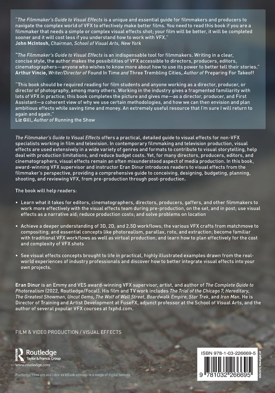 The Filmmaker's Guide to Visual Effects by Eran Dinur | Goodreads