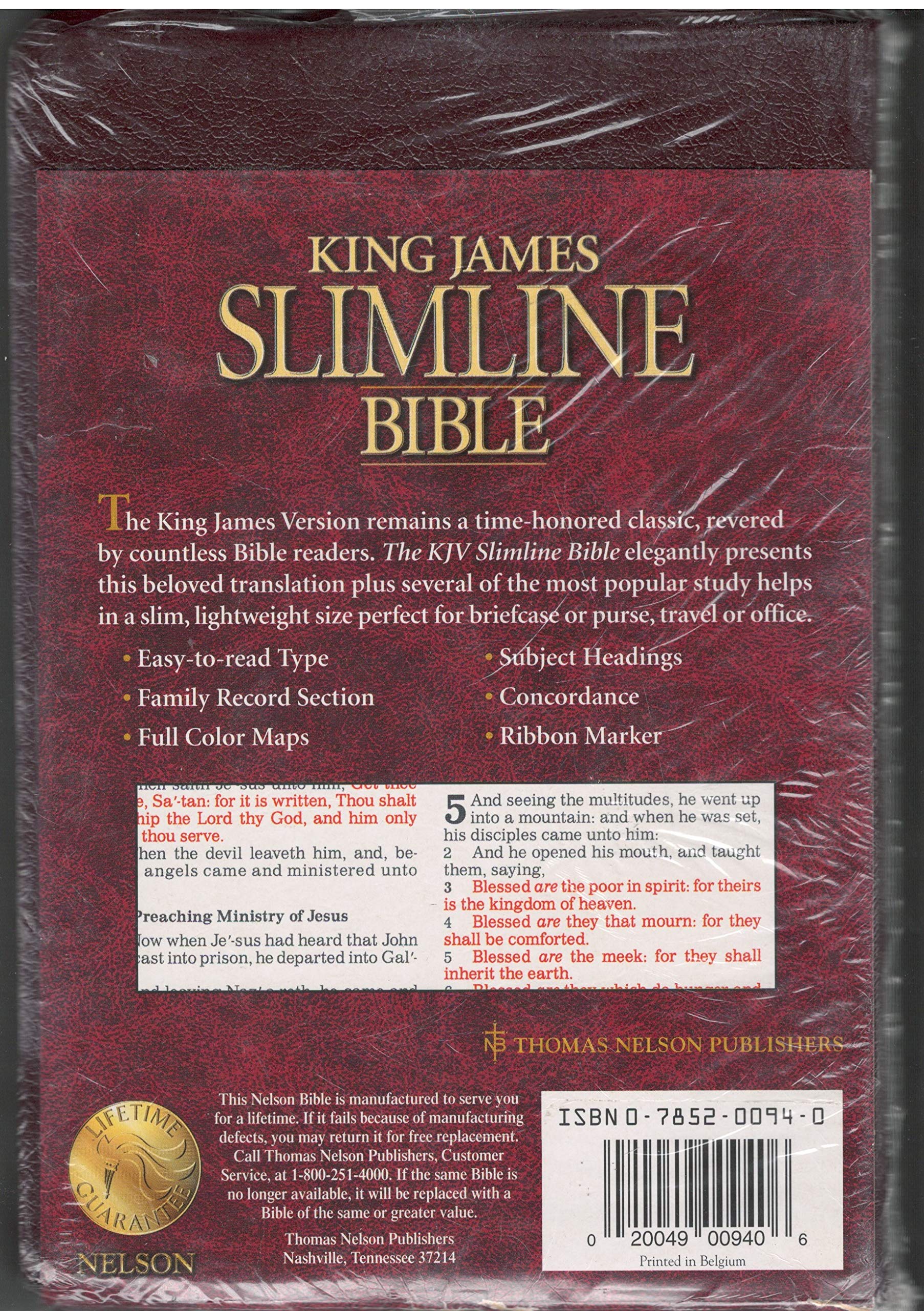 Kjv Slimline Bible by Tim | Goodreads