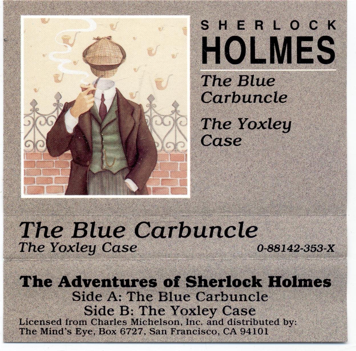 The Blue Carbuncle - and - The Yoxley Case by John Gielgud | Goodreads