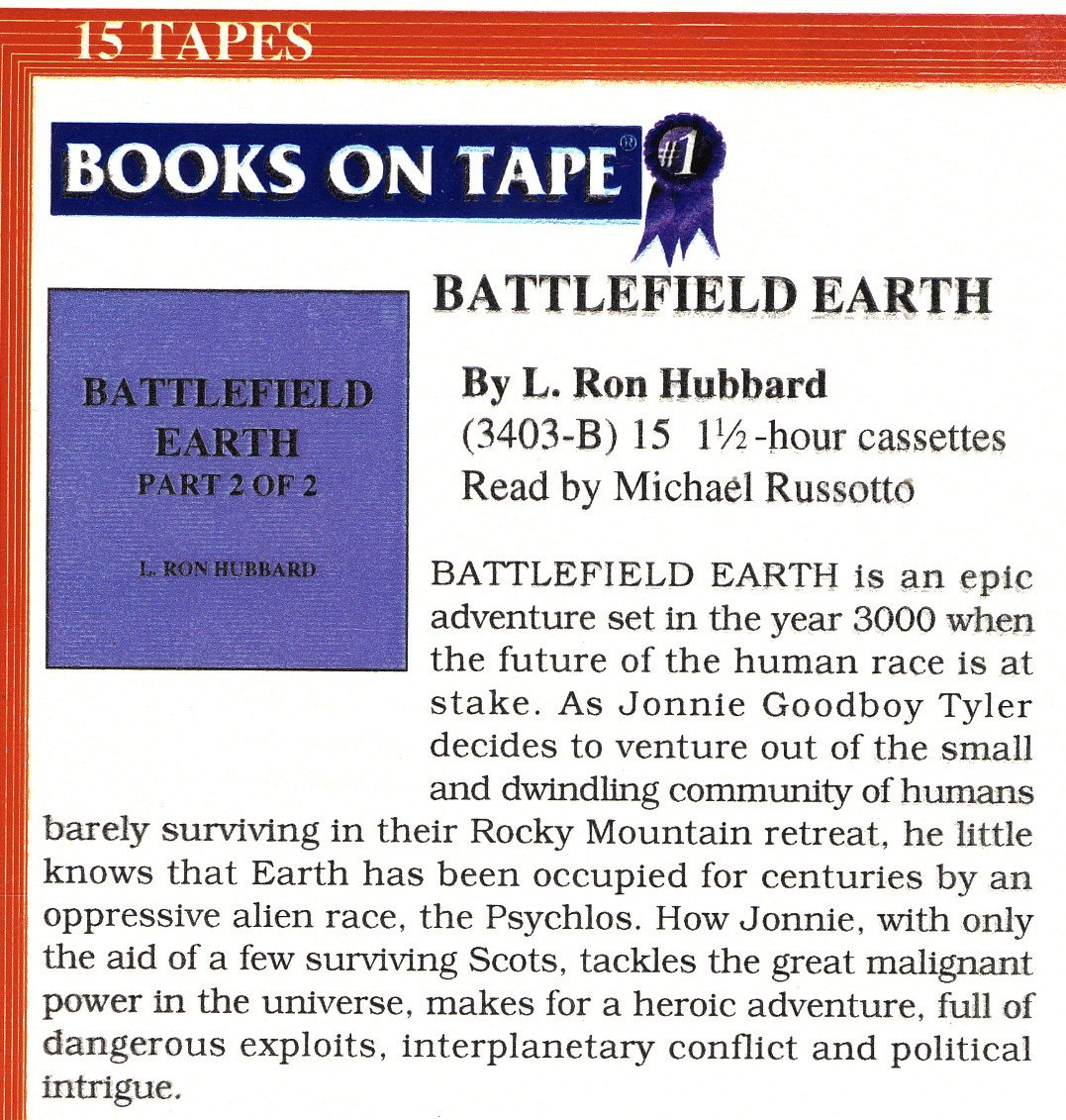 Battlefield Earth Part 2 Of 2 by L. Ron Hubbard | Goodreads