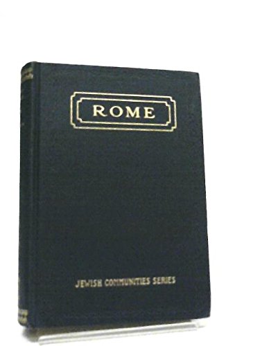Rome by Hermann Vogelstein | Goodreads