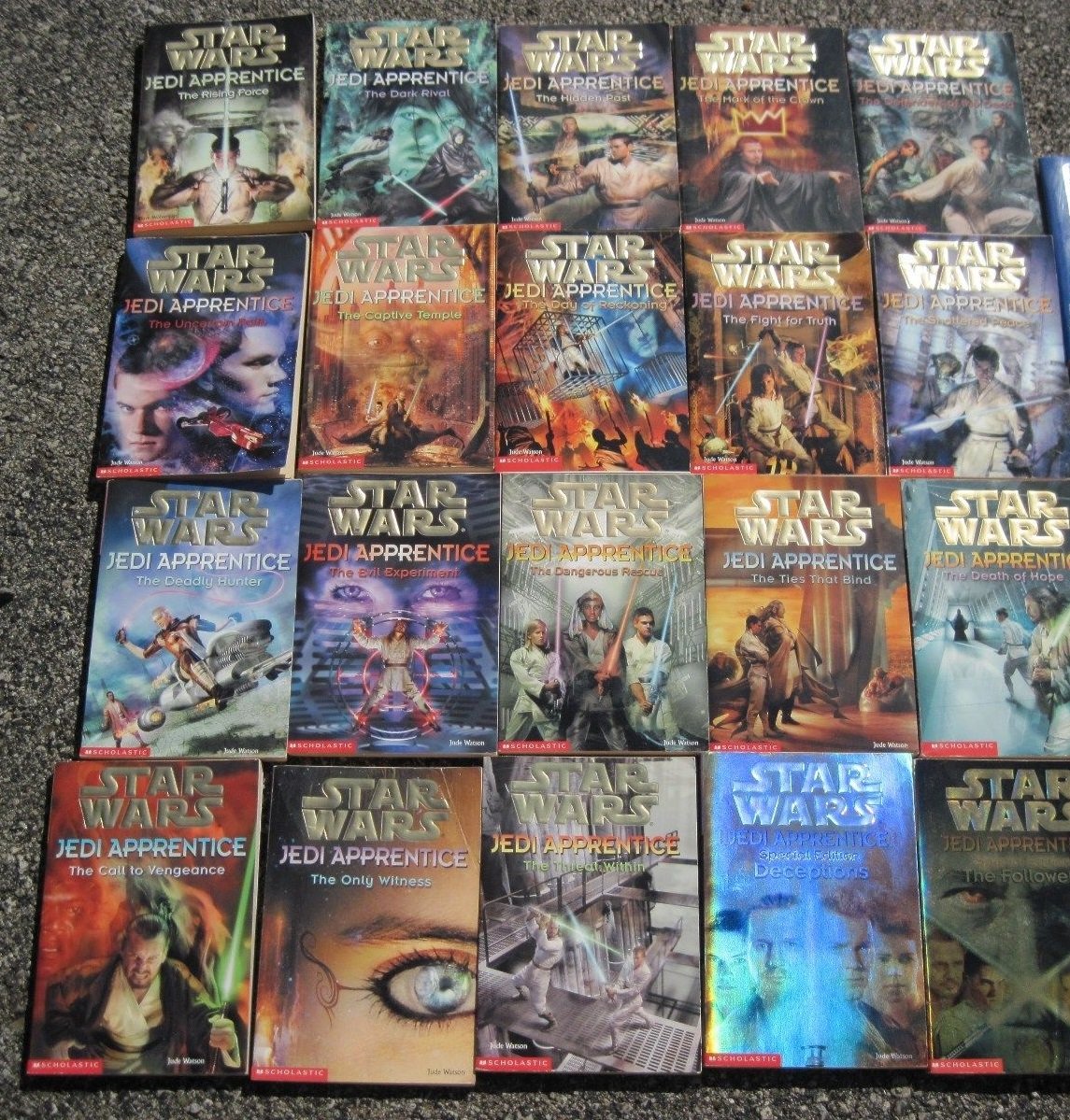 Star Wars JEDI APPRENTICE series, Complete Set, 20 Volumes, by Jude ...