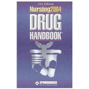 Nursing2004 Drug Handbook by springhouse-publishing-company-staff ...
