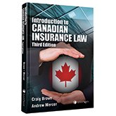 Introduction to Canadian Insurance Law, 3rd Edition by Craig Brown ...