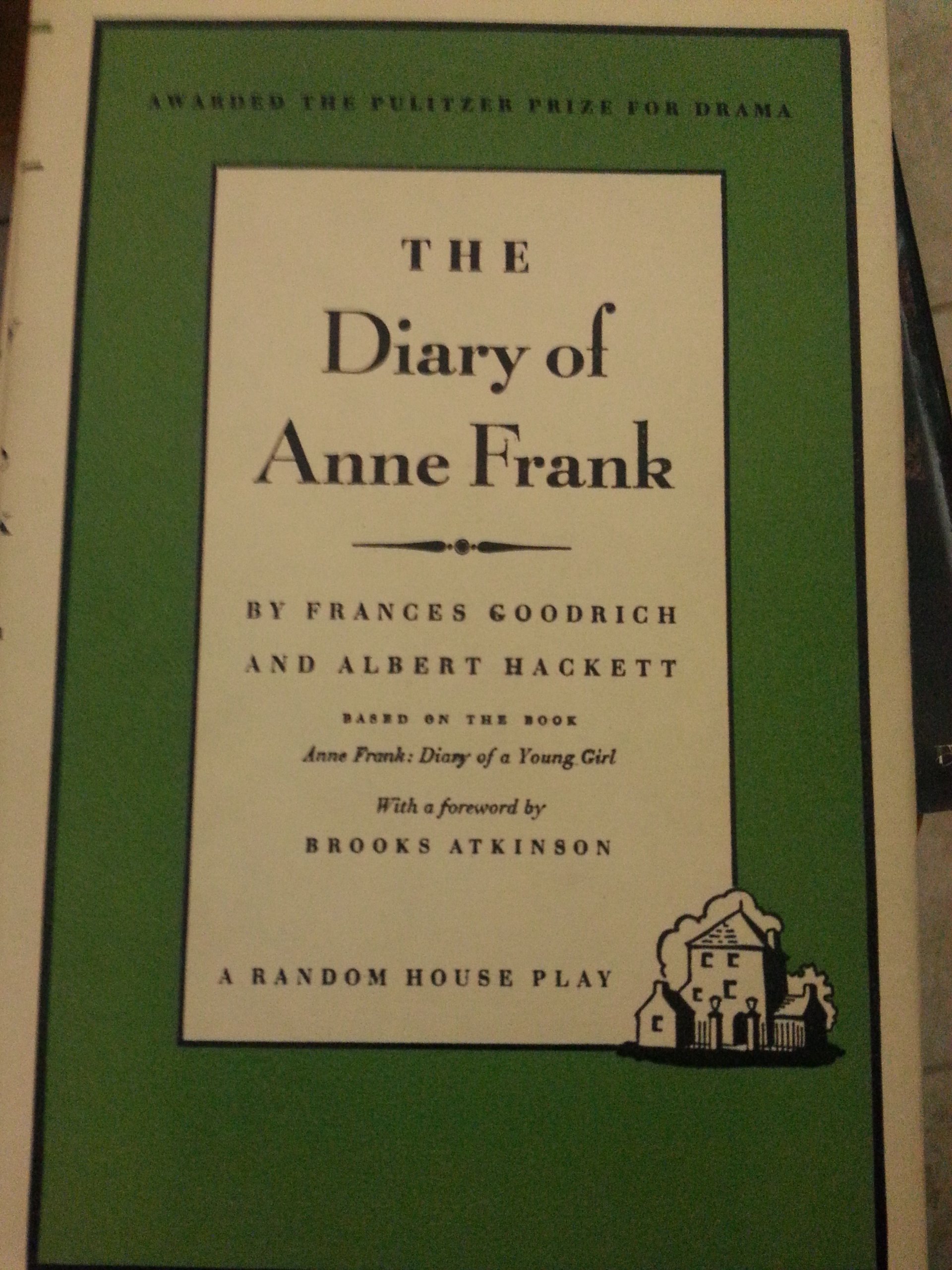 The Diary of Anne Frank (The Play) by Anne Frank | Goodreads