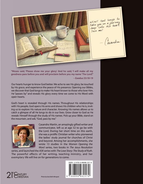 God, Pass By Me: A Study of the Names of God by Casandra Martin | Goodreads