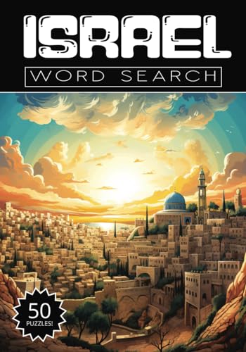 Israel Word Search: 50 Jerusalem Puzzles, Word Find, Vocabulary ...
