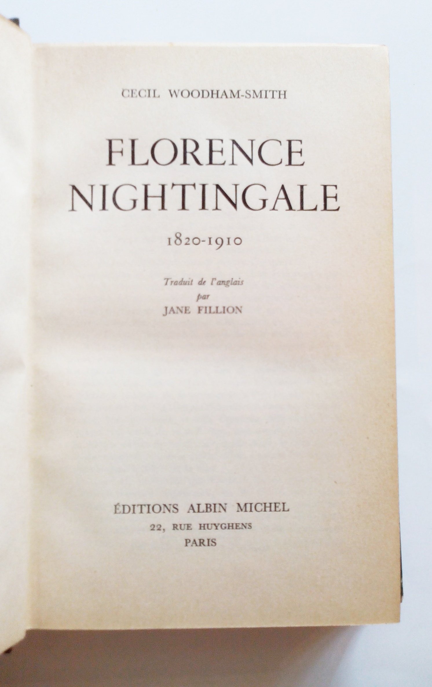 Florence nightingale 1820-1910. by Cecil Woodham-Smith | Goodreads