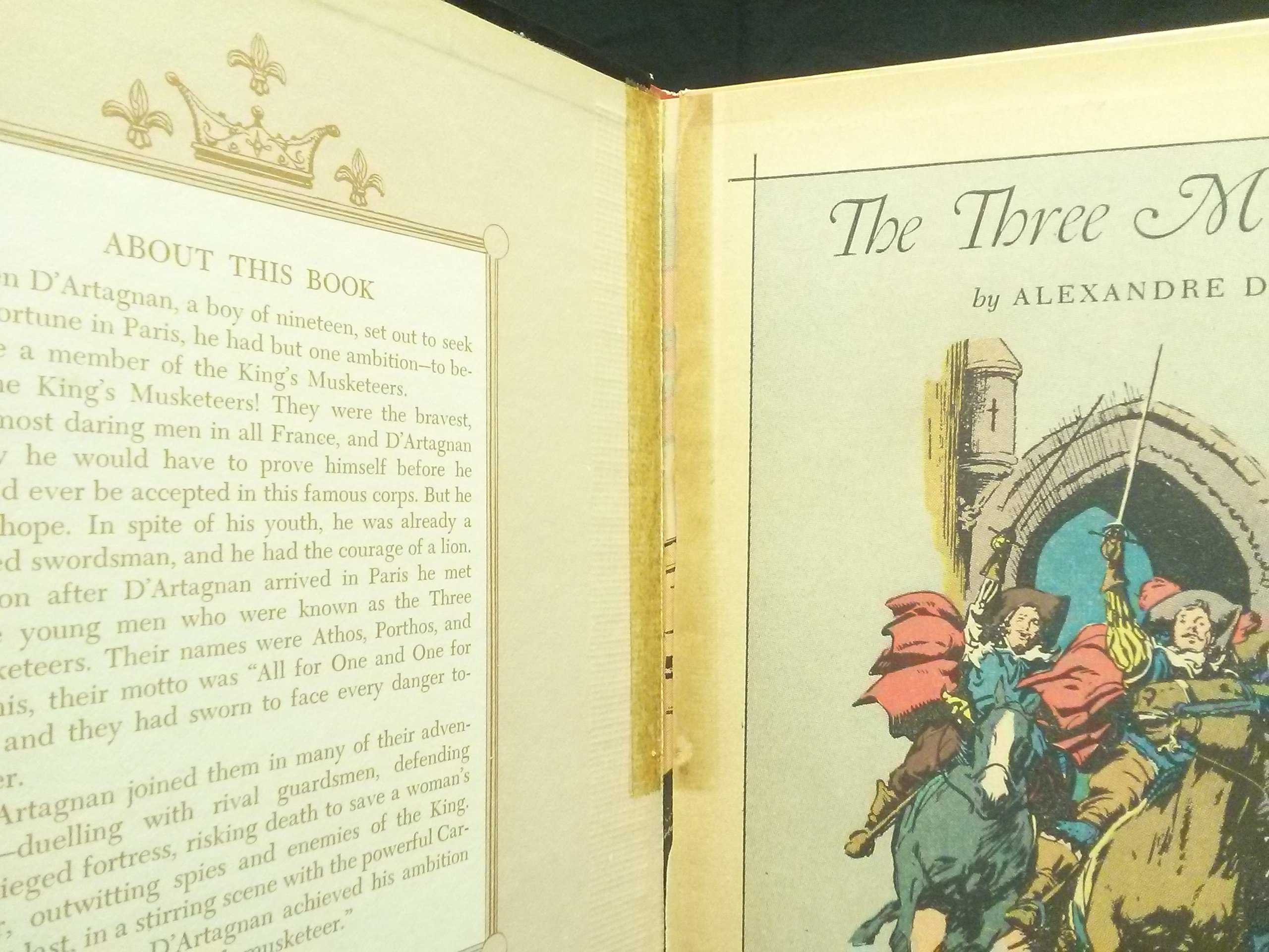 The Three Musketeers -- A Golden Picture Classic by Alexandre (Marjorie ...