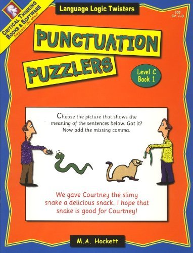 Punctuation Puzzlers Commas and More: Level C Book 1 by Margaret ...