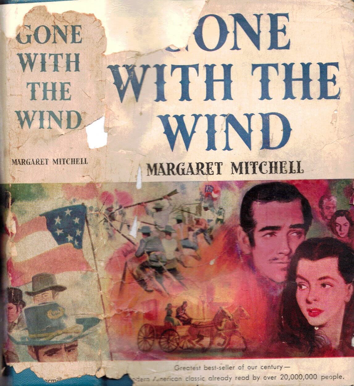 1960 GONE WITH THE WIND MARGARET MITCHELL WITH DUST JACKET CIVIL WAR ...