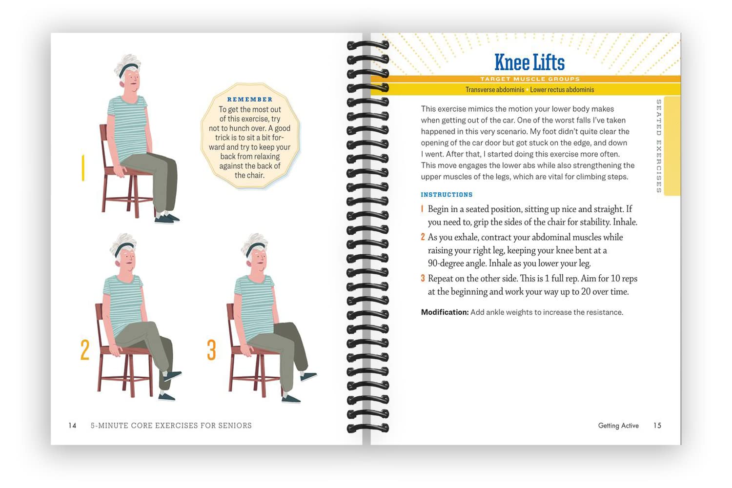 5 Minute Core Exercises For Seniors By Cindy Brehse Goodreads