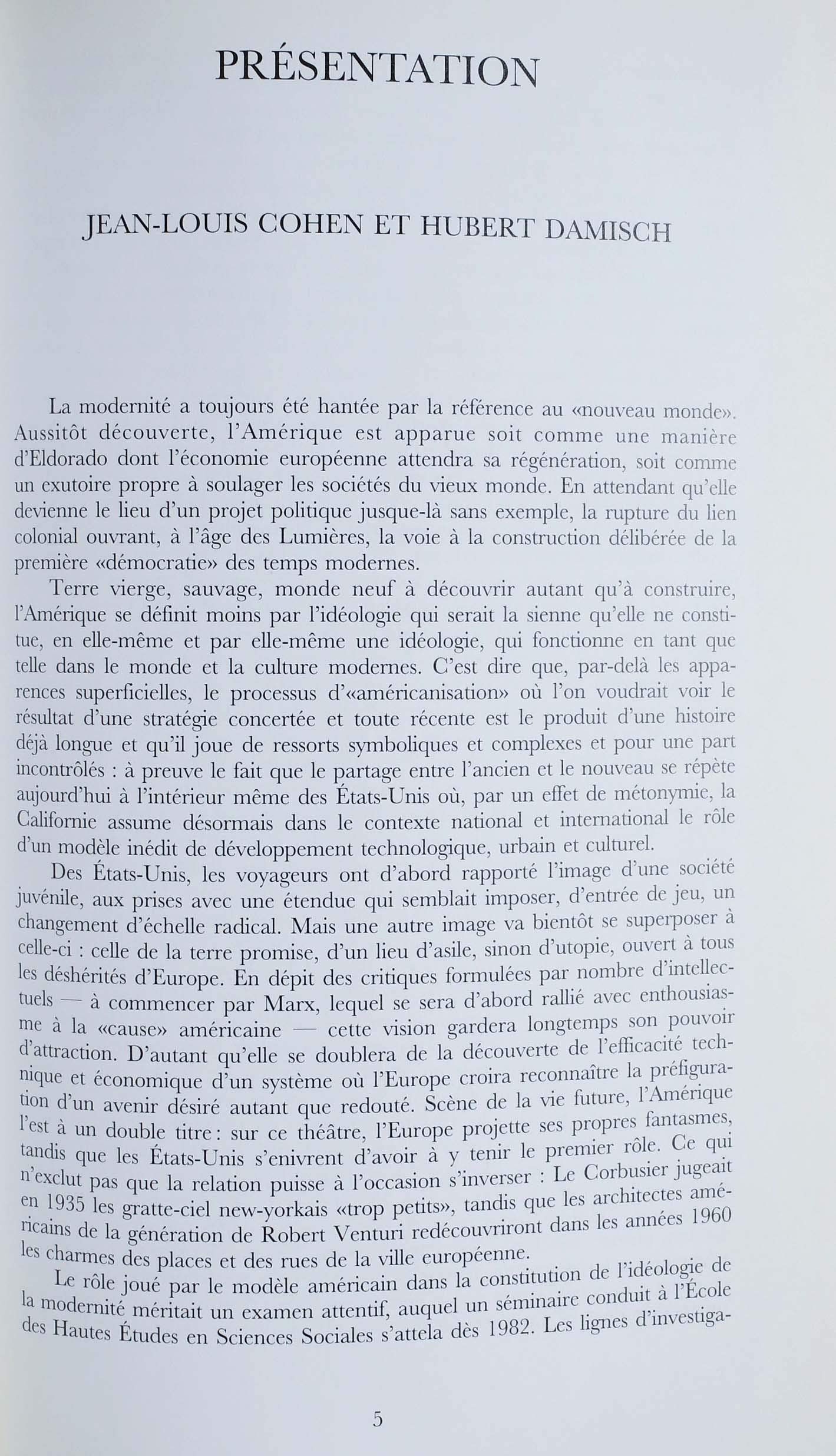 Américanisme et modernité : l'idéal américain dans l'architecture by ...