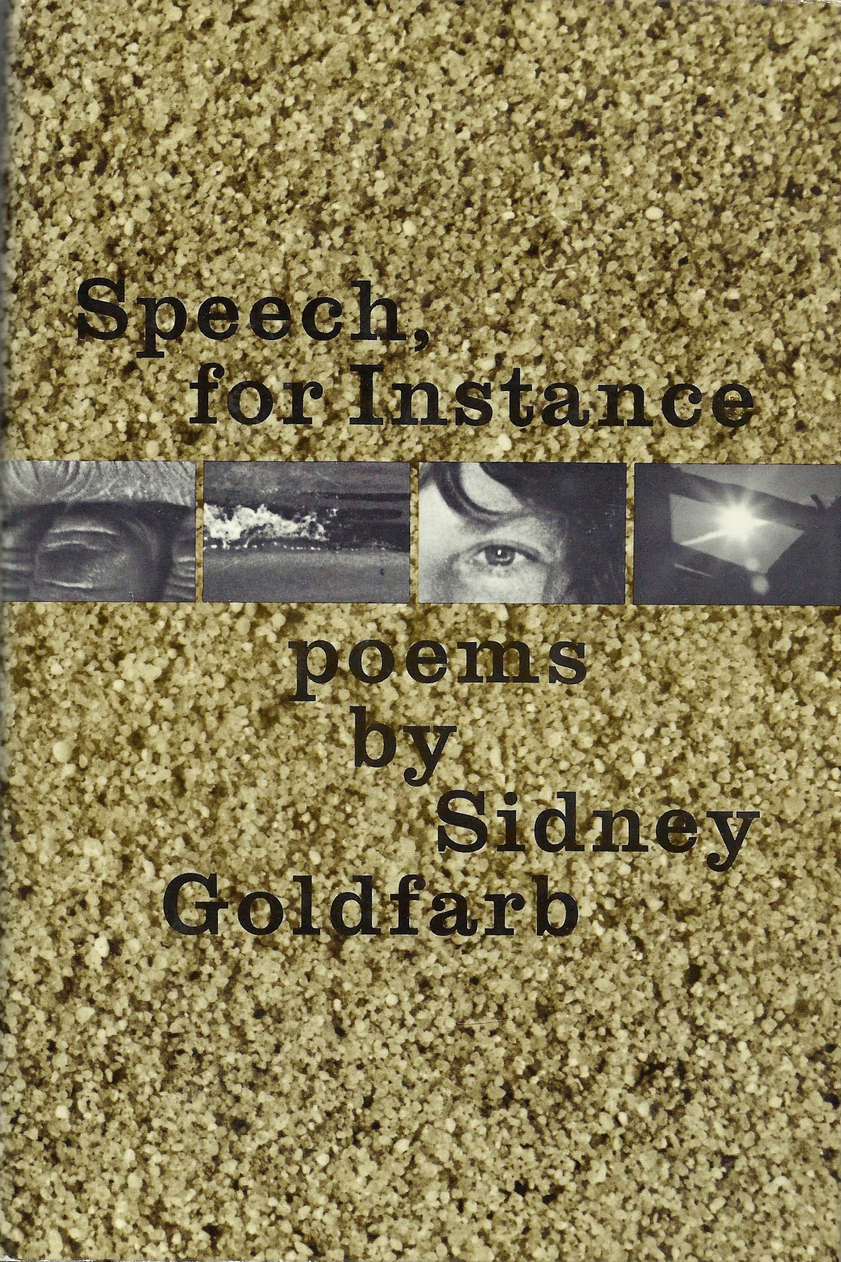 Speech for Instance by Sidney Goldfarb | Goodreads