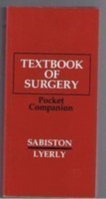Textbook of Surgery: Pocket Companion by MD David C. Sabiston by ...