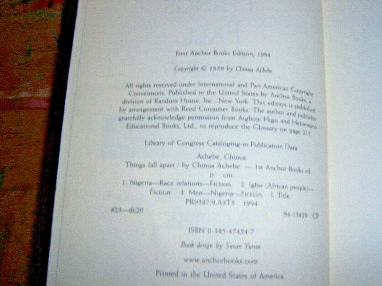 Things Fall Apart by Chinua Achebe | Goodreads