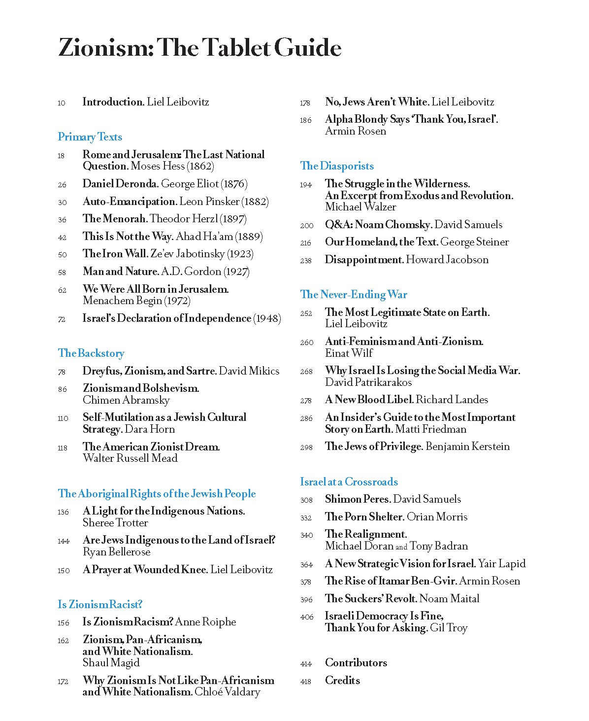 Zionism: The Tablet Guide by Liel Leibovitz | Goodreads