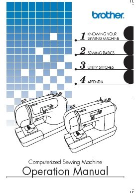 Brother Sewing Machine Model EX 660 Instruction Manual by Brother ...