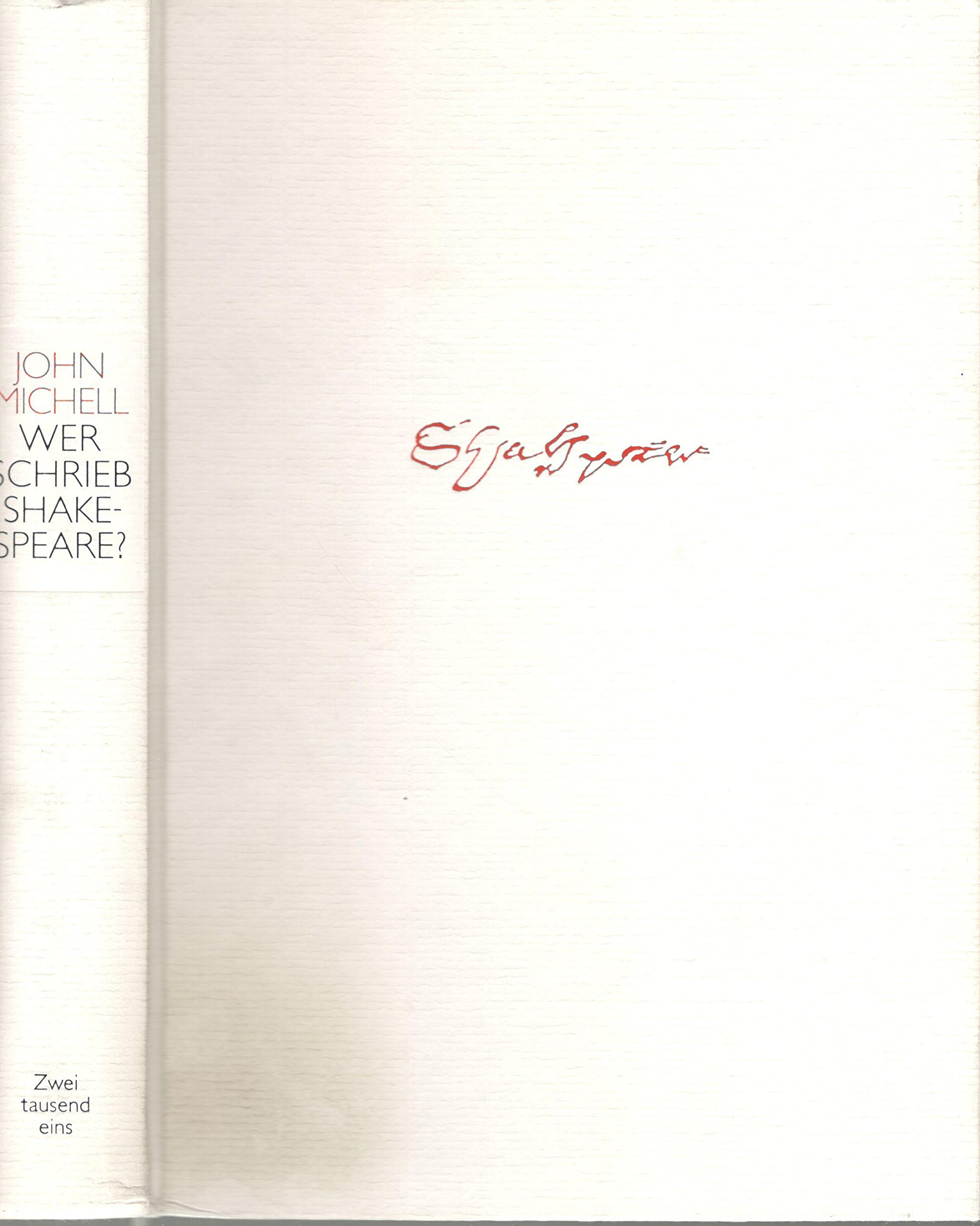 Wer schrieb Shakespeare? by John Michell | Goodreads