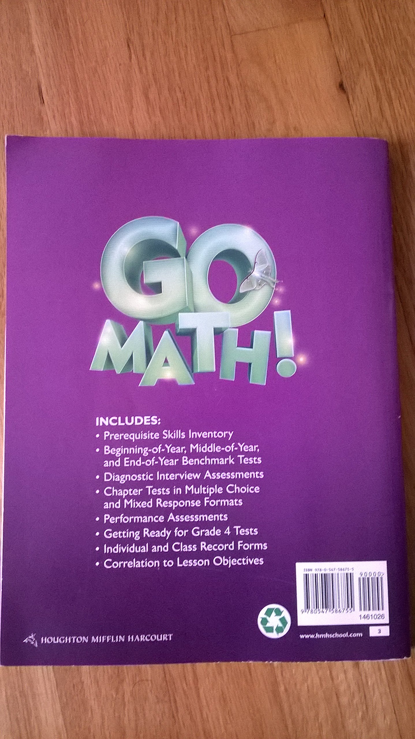 Go Math Assessment Guide Grade 3: Common Core Edition by Houghton Mifflin Harcourt | Goodreads