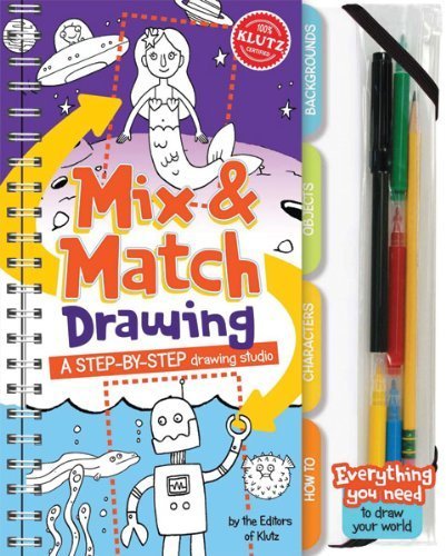 Mix and Match Drawing: A step-by-step drawing studio (Klutz) by Editors ...