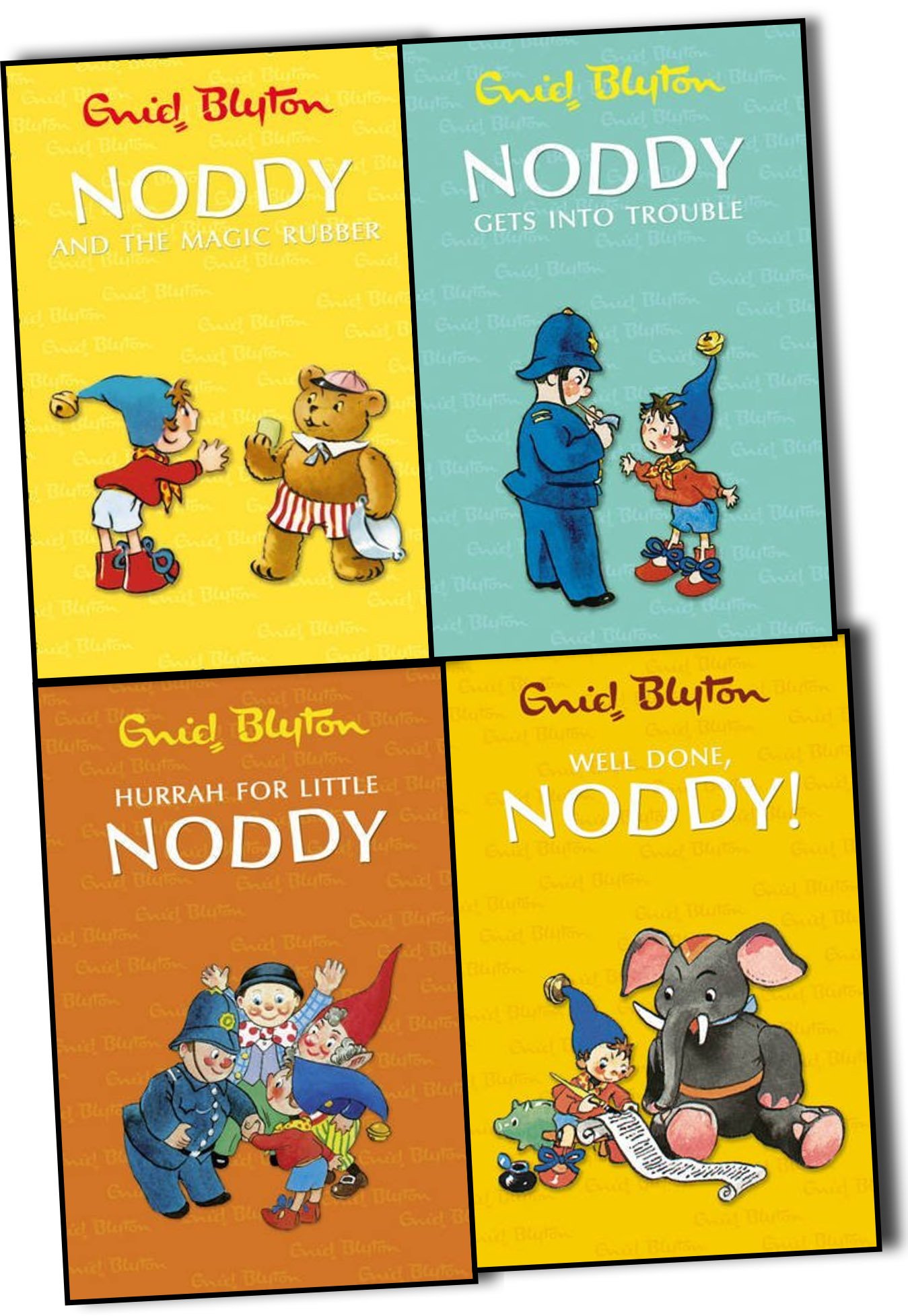 Enid Blyton Noddy Classic Collection 4 Books Collection Pack Set by ...