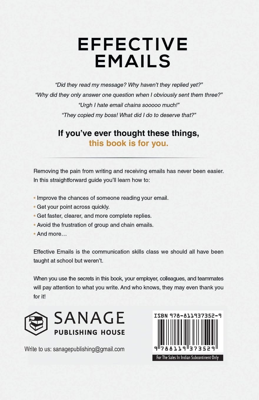 Effective Emails: The secret to straightforward communication at work: 1 by Chris Fenning ...