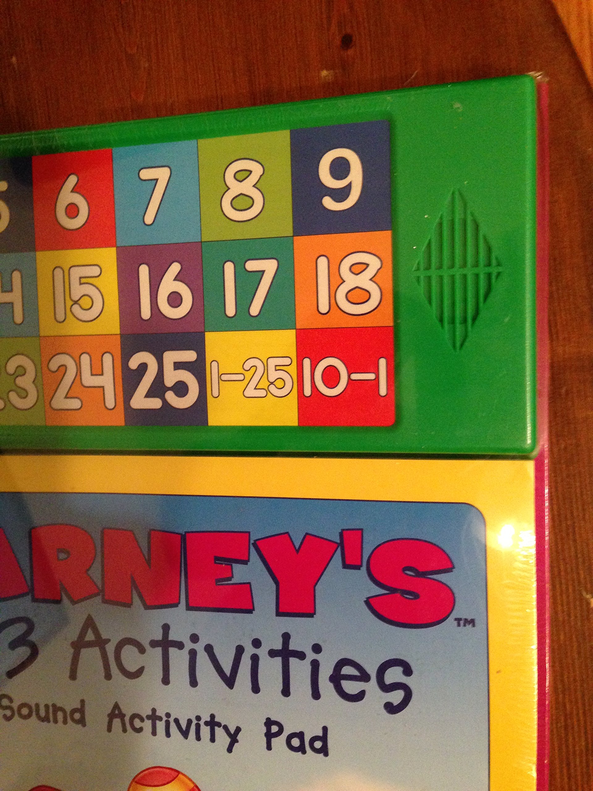 Barney's 123 Activities Sound Activity Pad Talking Book By Active Minds ...