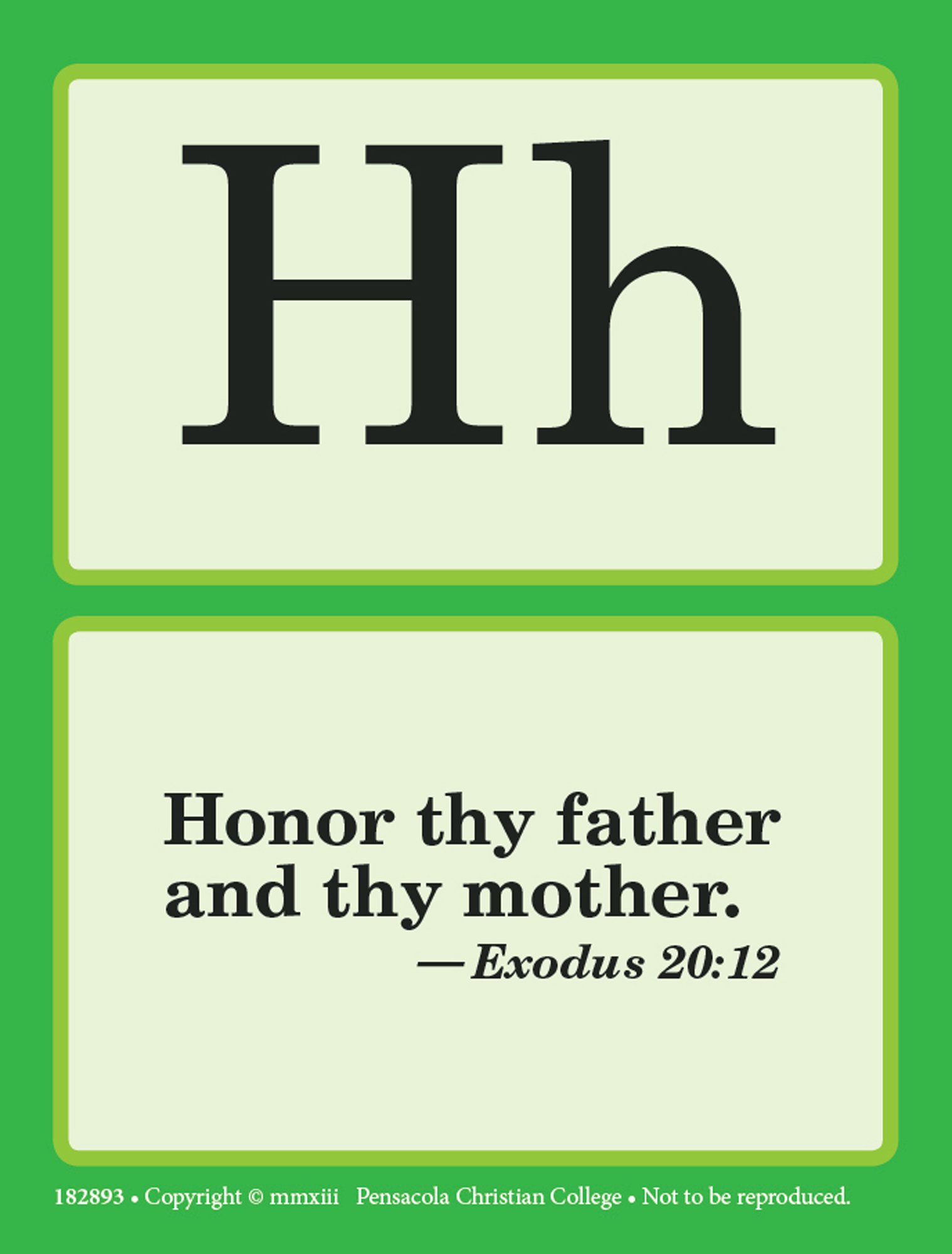 Mini ABC Bible Memory Cards - Abeka Kindergarten Miniture Alphabet ...