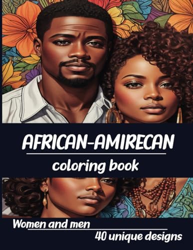 African American Coloring Books Women And Men: Black History Month ...