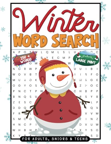 Winter Word Search for Adults: A Cozy Christmas Challenge: A Fun and ...