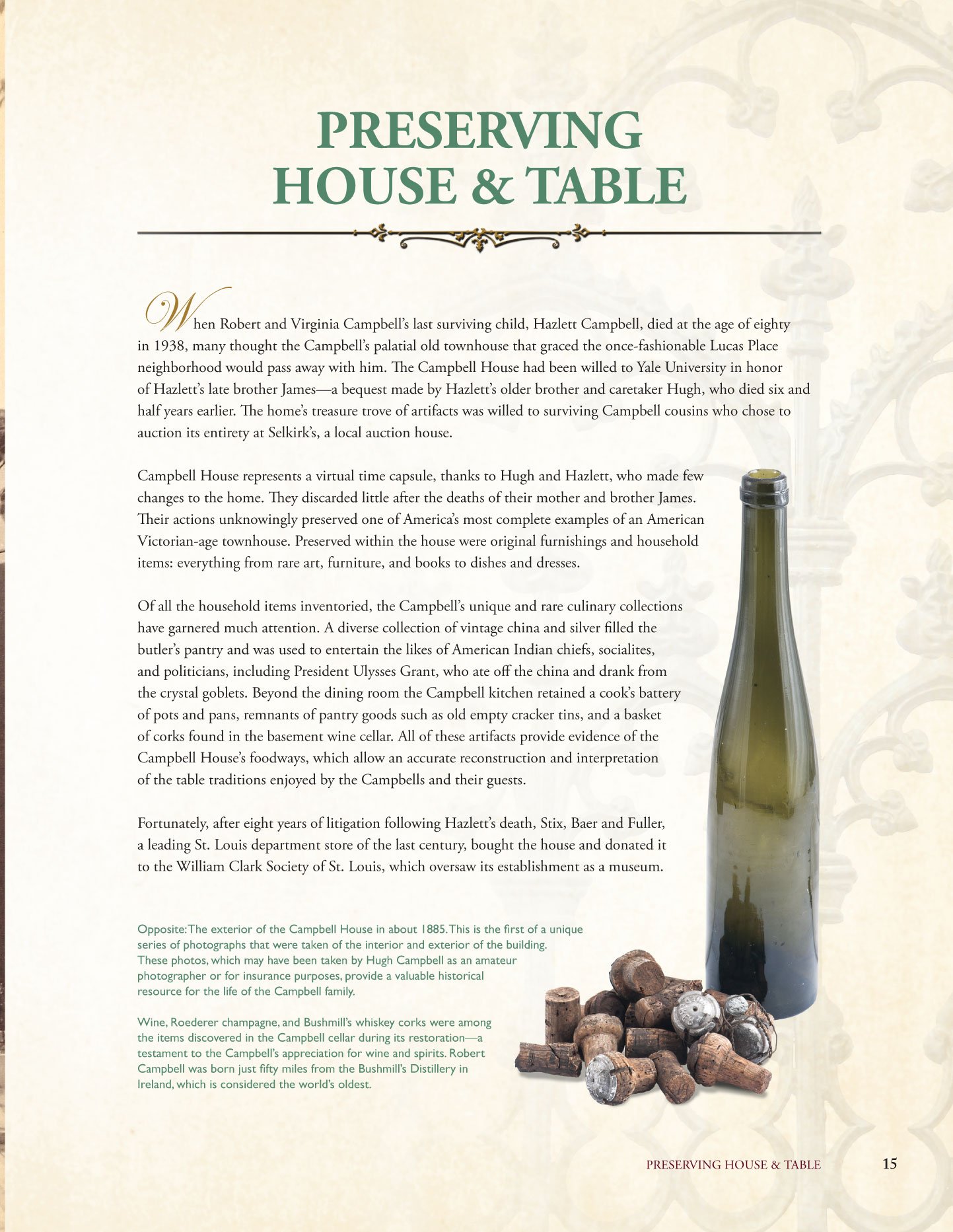 The Gilded Table: Recipes and Table History from the Campbell House by ...