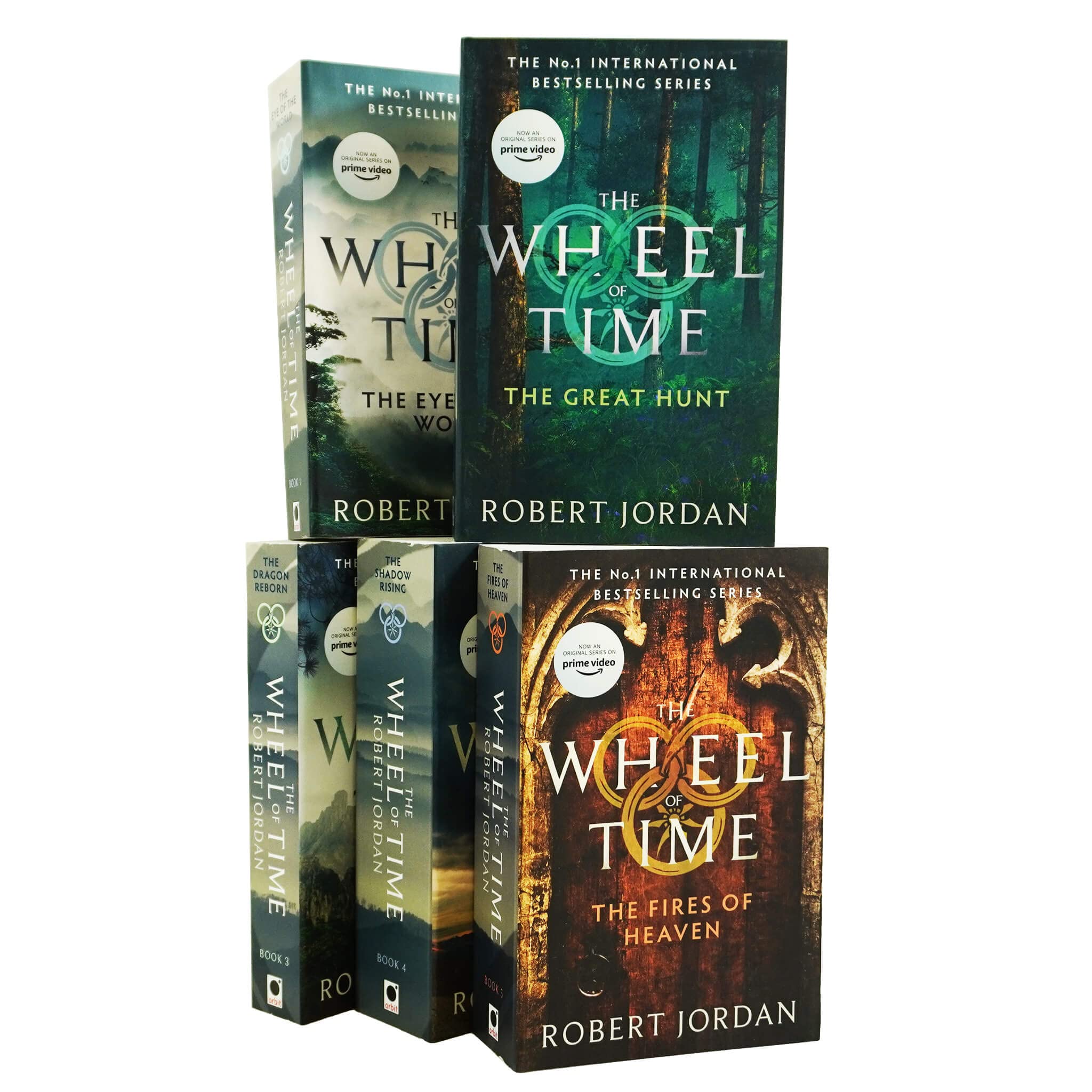 Robert Jordan The Wheel of Time Collection, Set includes Books 1-5 by ...