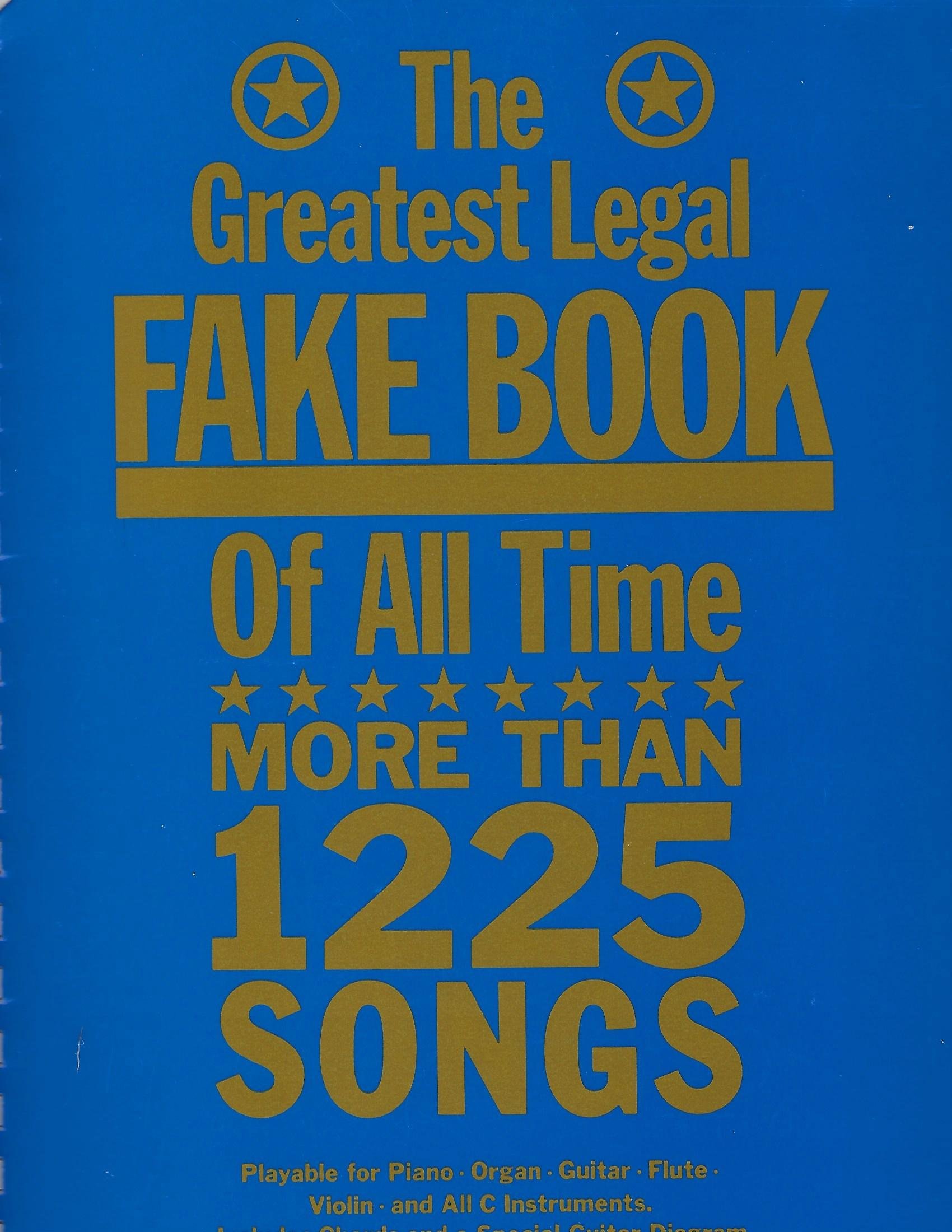 The Greatest Legal Fake Book of All Time by Gerry Cappuccio | Goodreads