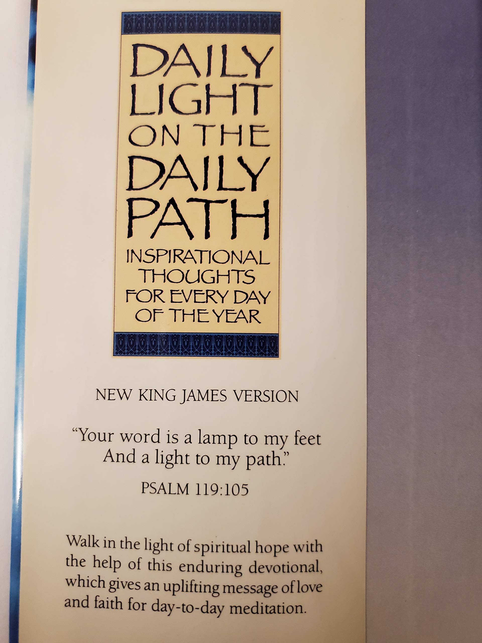 Daily Light on the Daily Path: Inspirational Thoughts for Every Day by ...