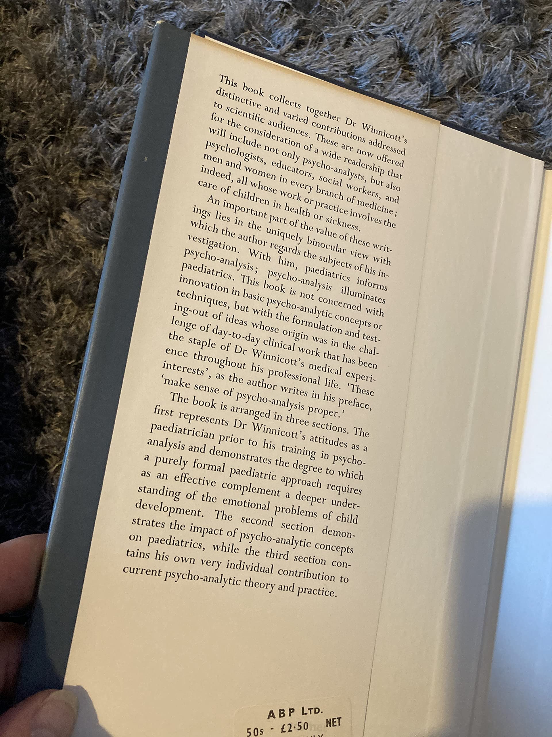 Collected Papers: Through Paediatrics To Psycho-Analysis by D. W ...