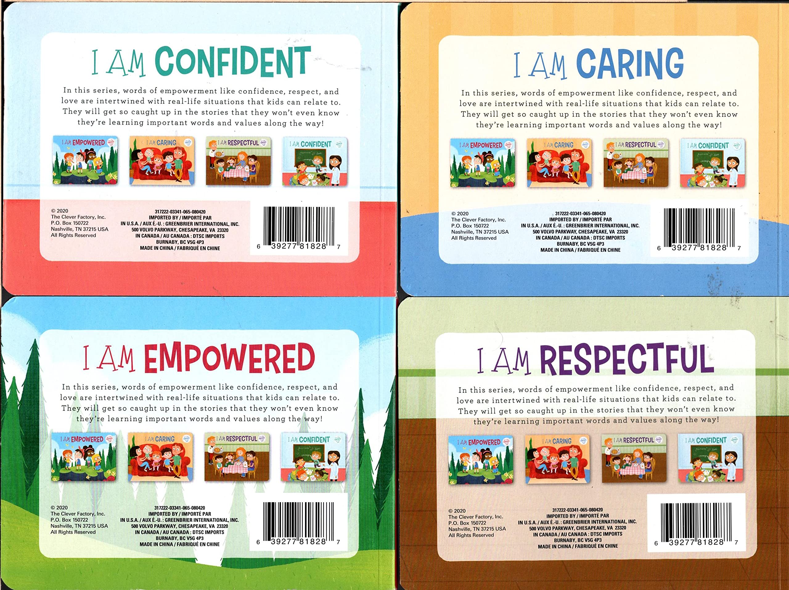 I am Confident, I am Caring, I am Empowered, I am Respectful, lift a ...