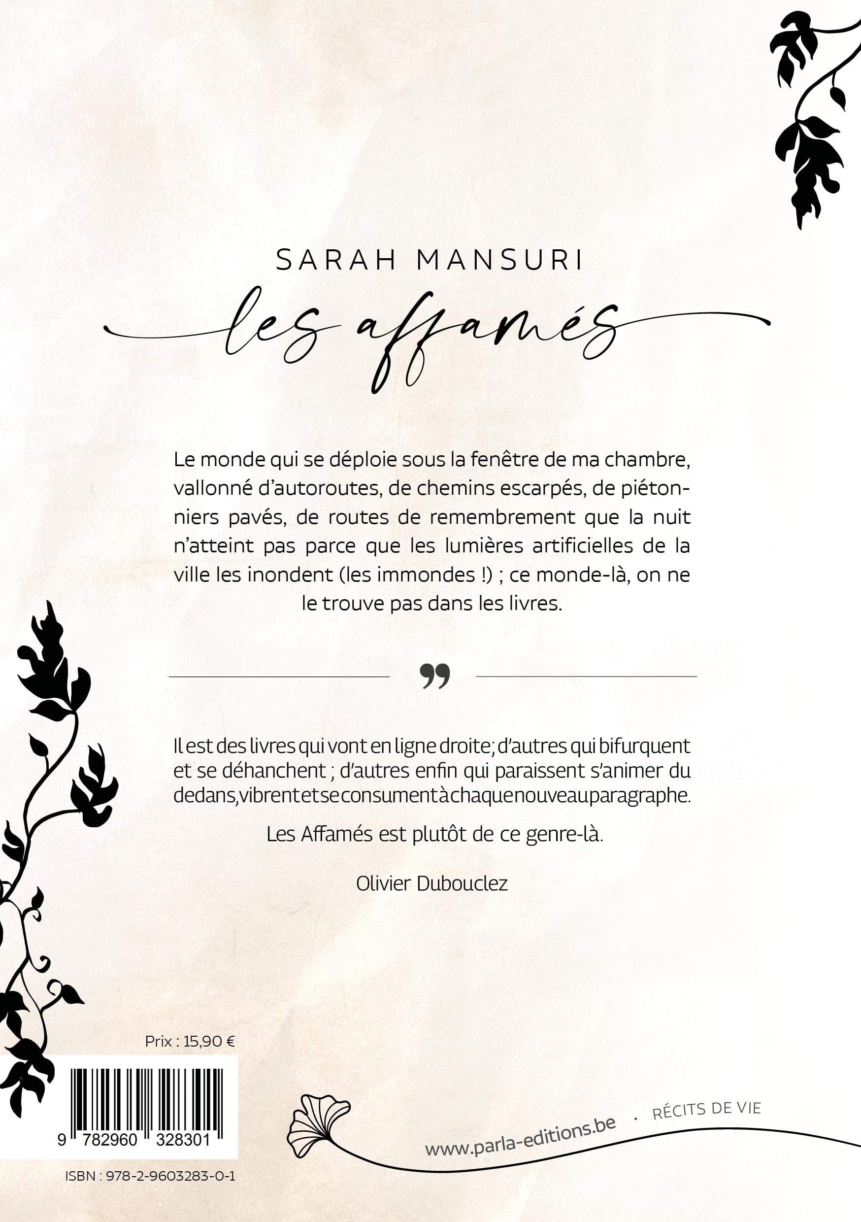 LES AFFAMES by Sarah Mansuri | Goodreads