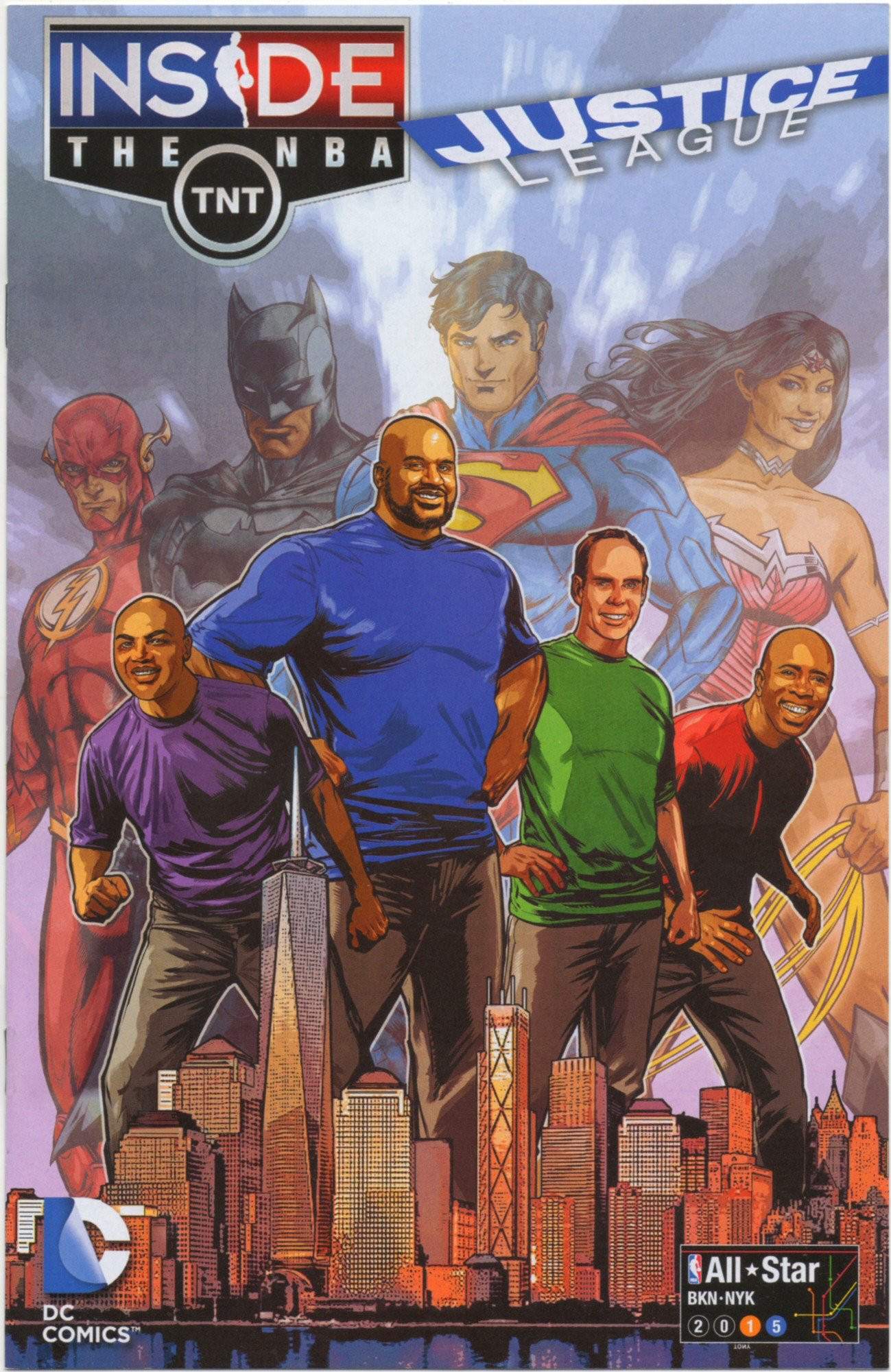 The Justice League Goes Inside the NBA: All Star 2015 Promotional Comic ...