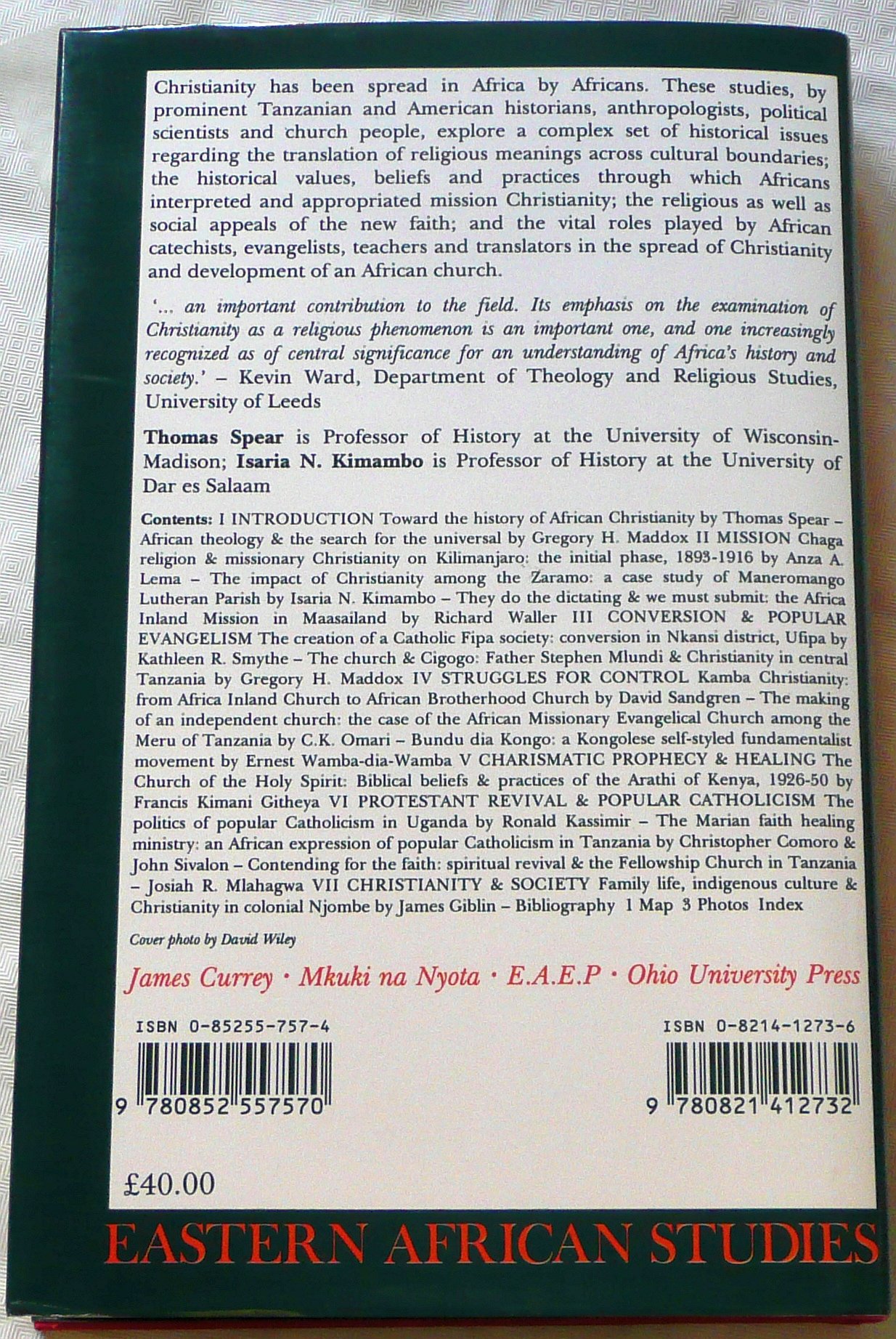 East African Expressions of Christianity by Isaria N. Kimambo | Goodreads