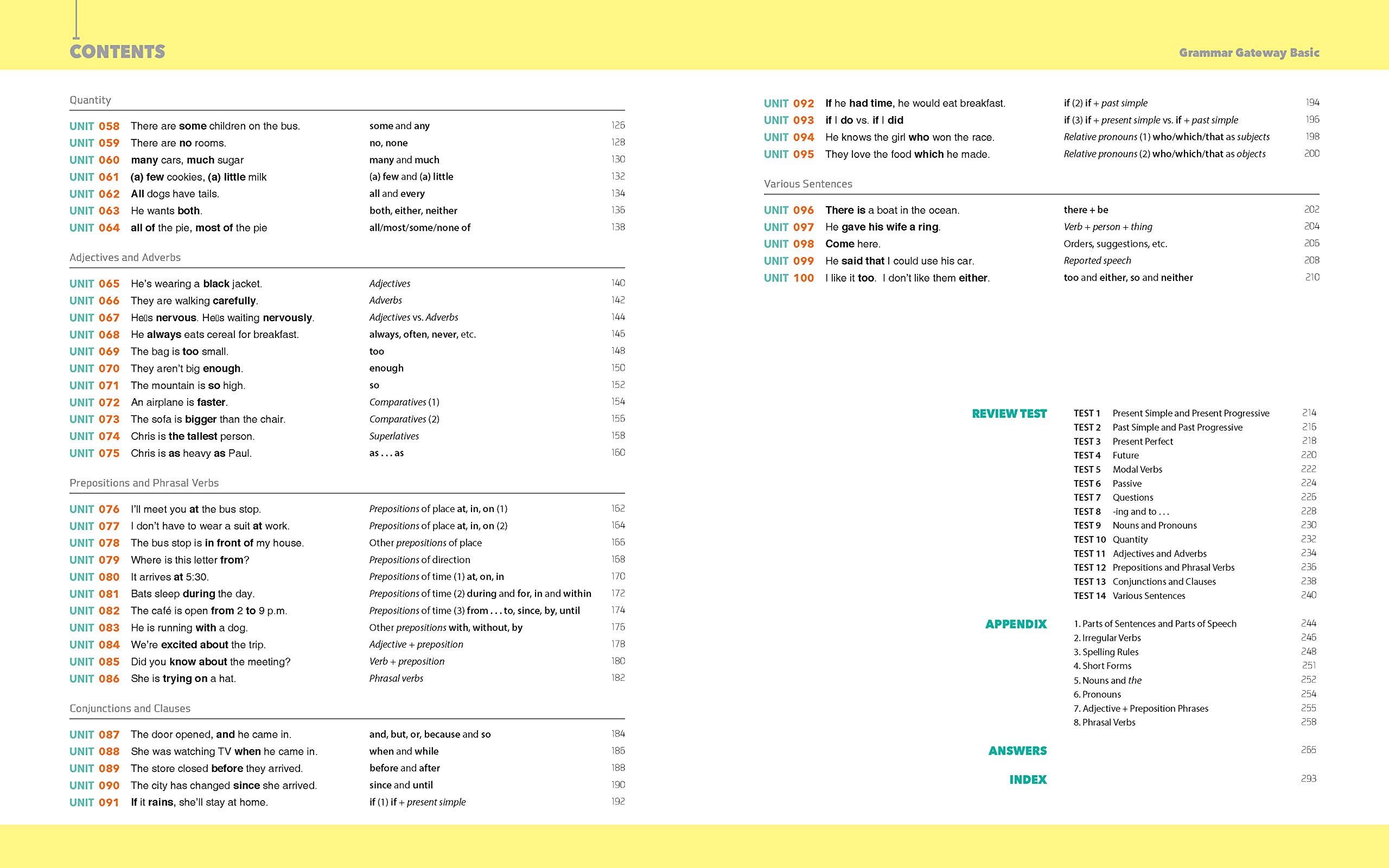 Hackers Grammar Gateway Basic with Answers: 100 fast and easy units to improve your English ...