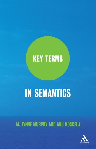 Key Terms in Semantics by M. Lynne Murphy by M. Lynne Murphy | Goodreads