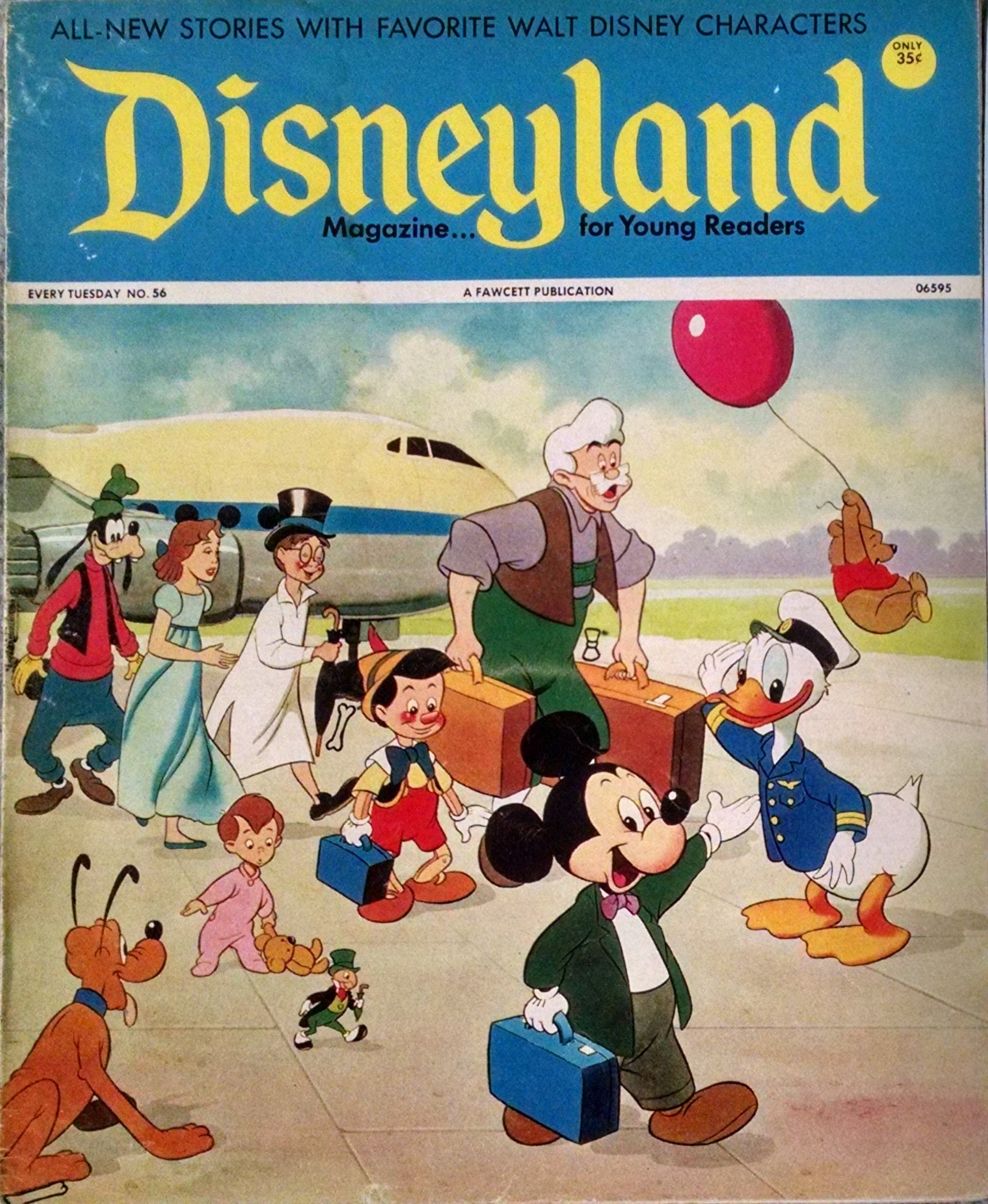 DISNEYLAND MAGAZINE...FOR YOUNG READERS, No. 56 by Walt Disney Company ...