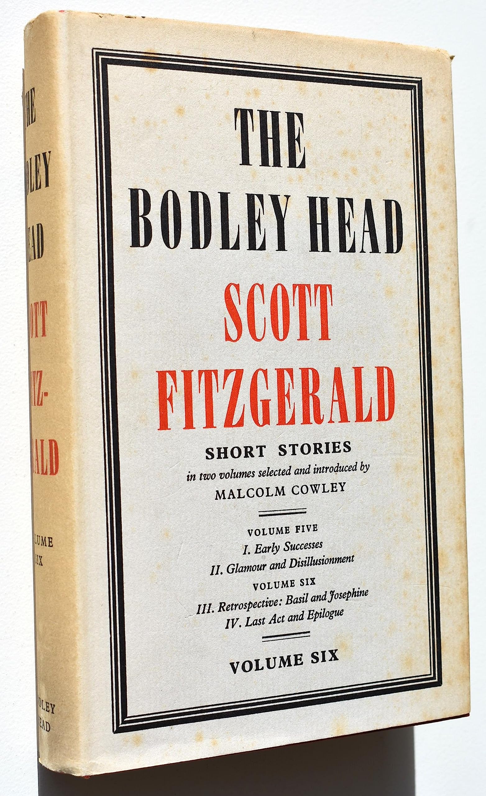 The Bodley Head Scott Fitzgerald, Volume 6 by F. Scott Fitzgerald ...
