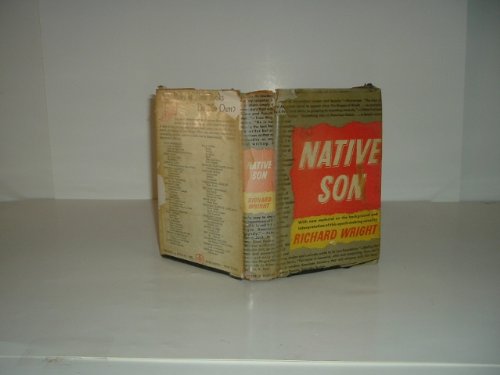 NATIVE SON By RICHARD WRIGHT (Black Author) 1940 Grosset & Dunlap copy ...