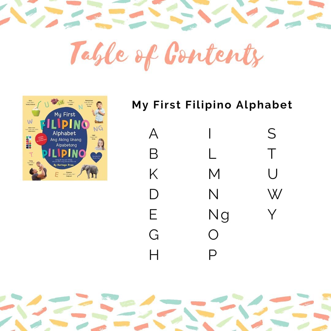 My First Filipino Alphabet Book, Board Book: Bilingual Tagalog books ...
