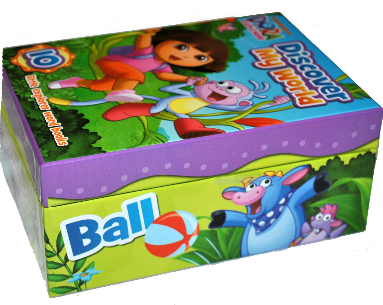 Dora the Explorer - Discover My World Box of Board Books by Nickelodeon ...