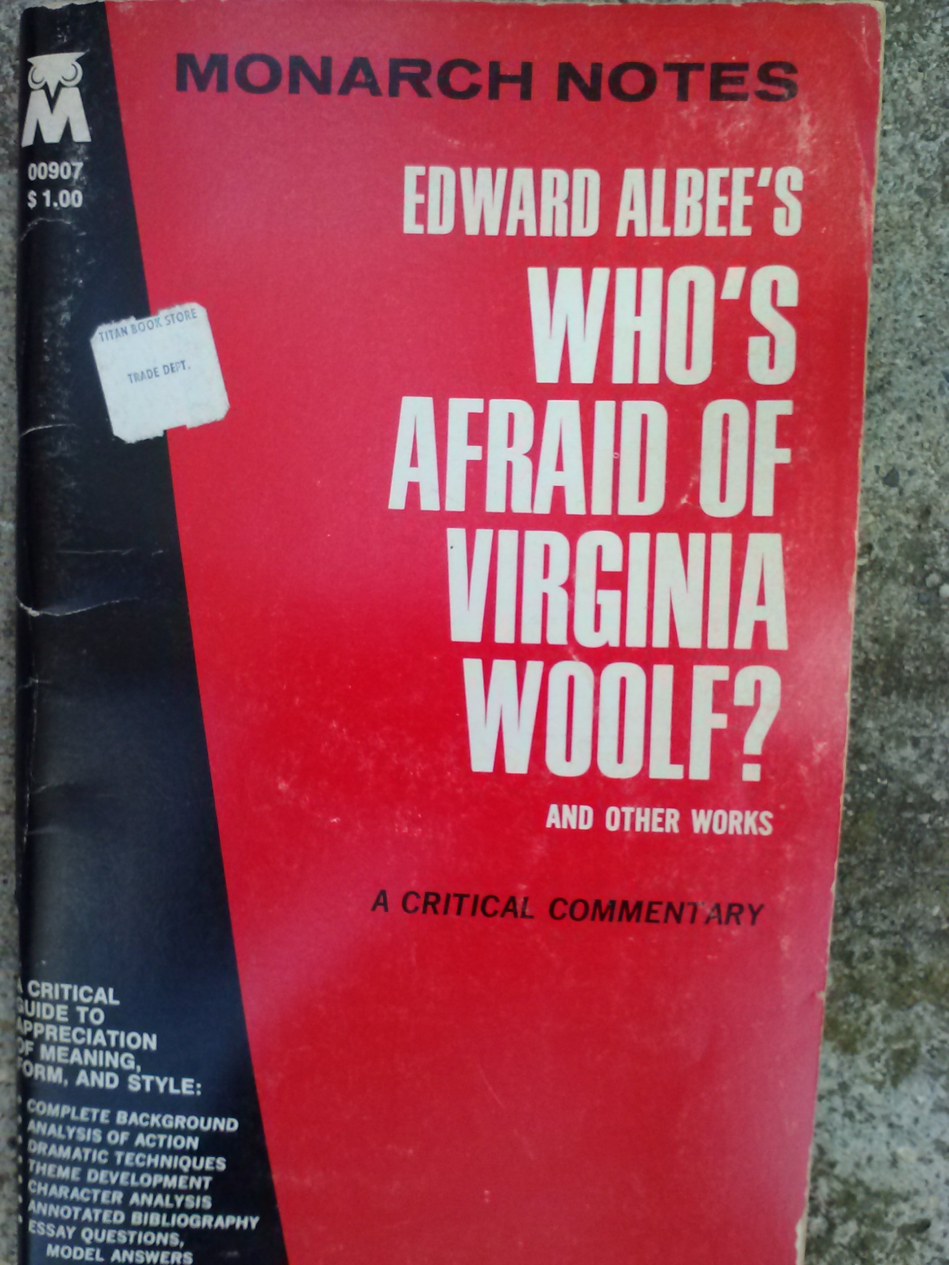 Edward Albee's Who's Afraid of Virginia Woolf and Other Works by ...