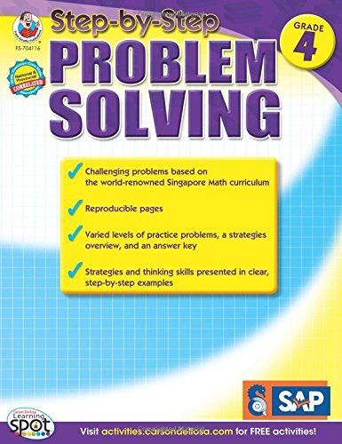 Step-by-Step Problem Solving, Grade 4 (Carson-Dellosa Learning Spot) by ...
